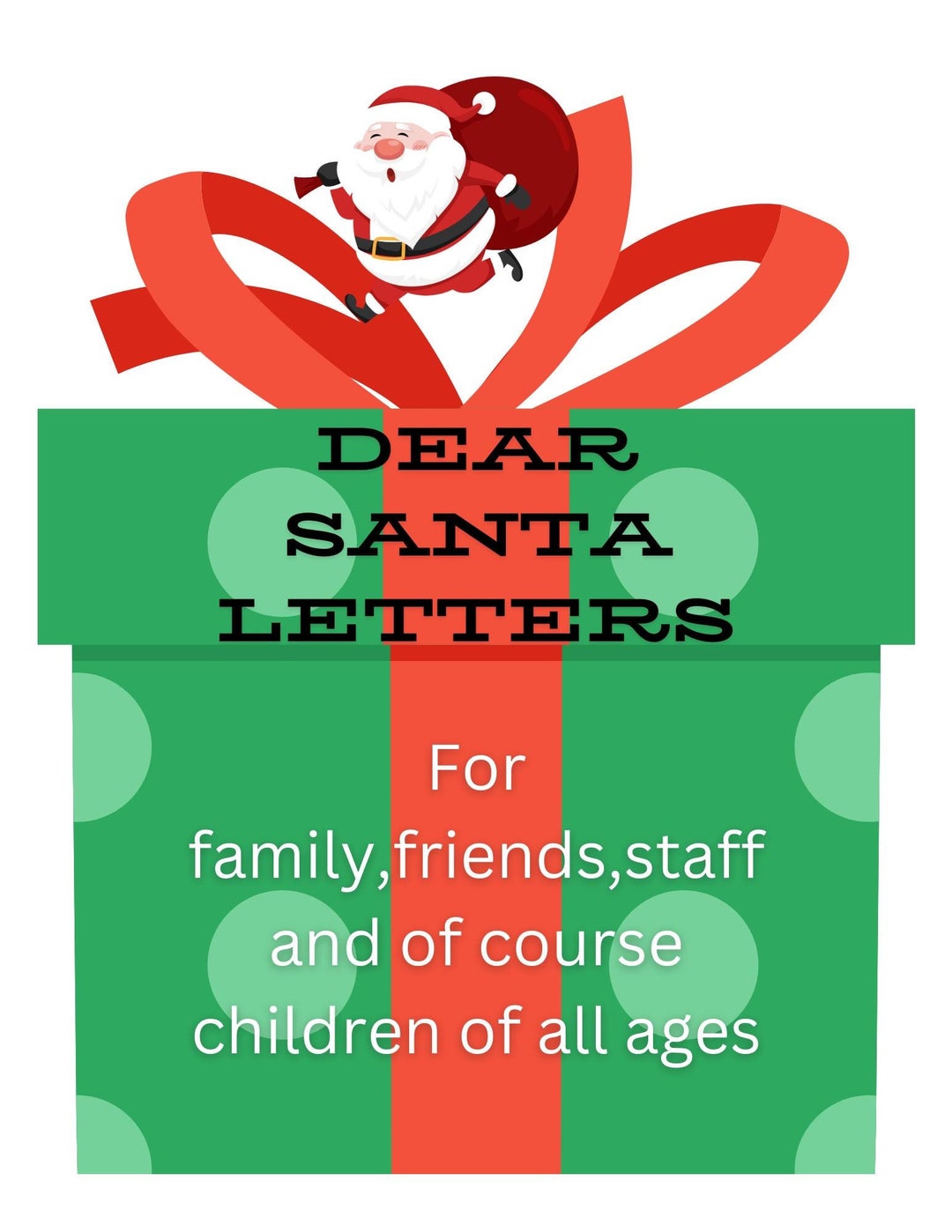 Letters to Santa, Printable Dear Santa Wish Lists, Christmas Letters ...
