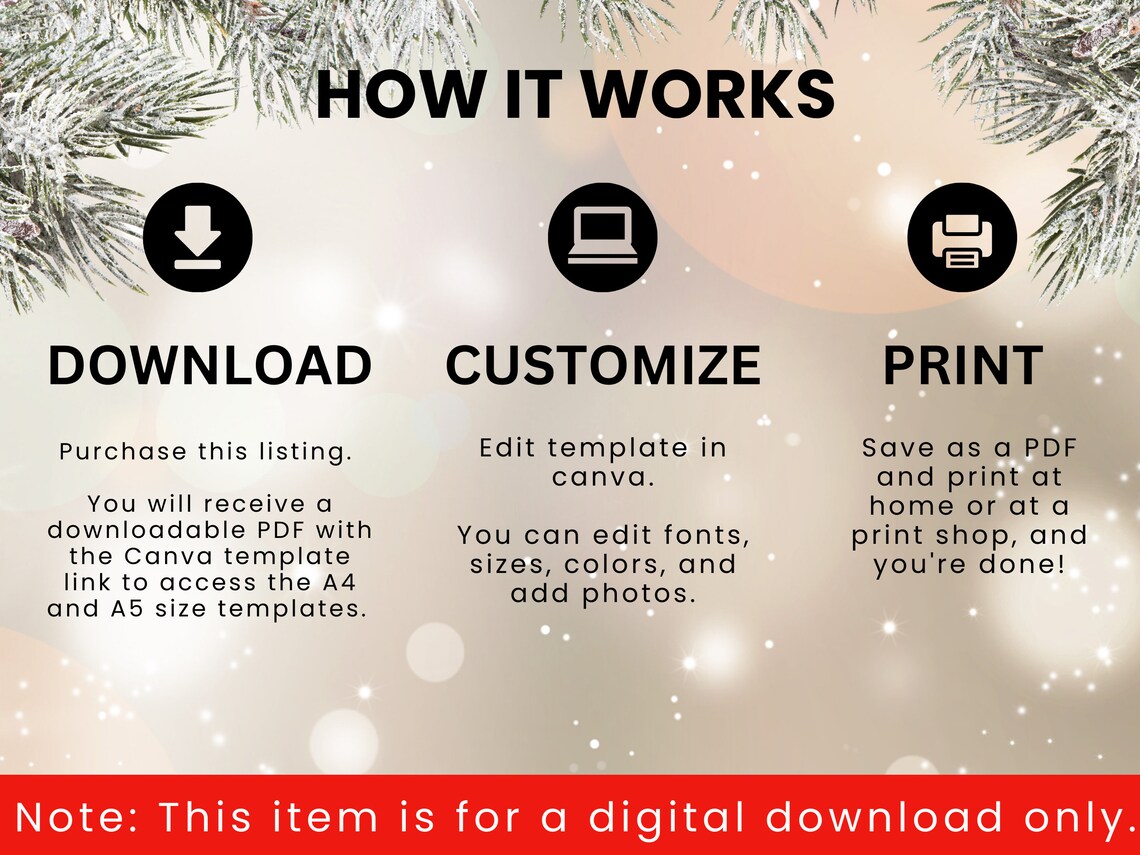 Editable Christmas Chip Bag Template, DIY Party Favor (canva) - Etsy