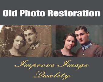 Old Photo Restoration Photo Restore Vintage Photo Retouching Repair ...