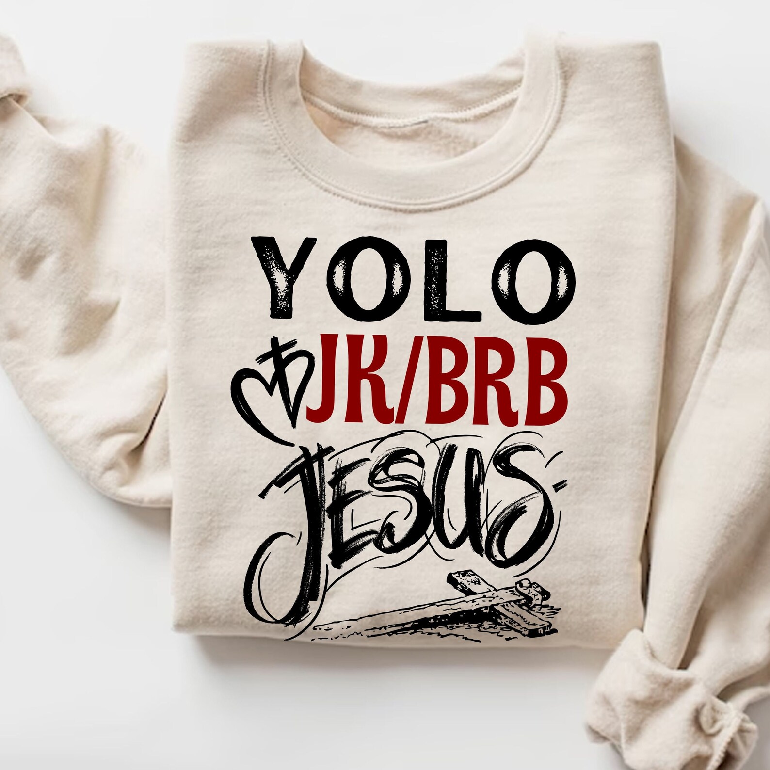 Yolo Jesus BRB Funny Jesus Png, for Christian Yolo Brb J/k Jesus Png ...