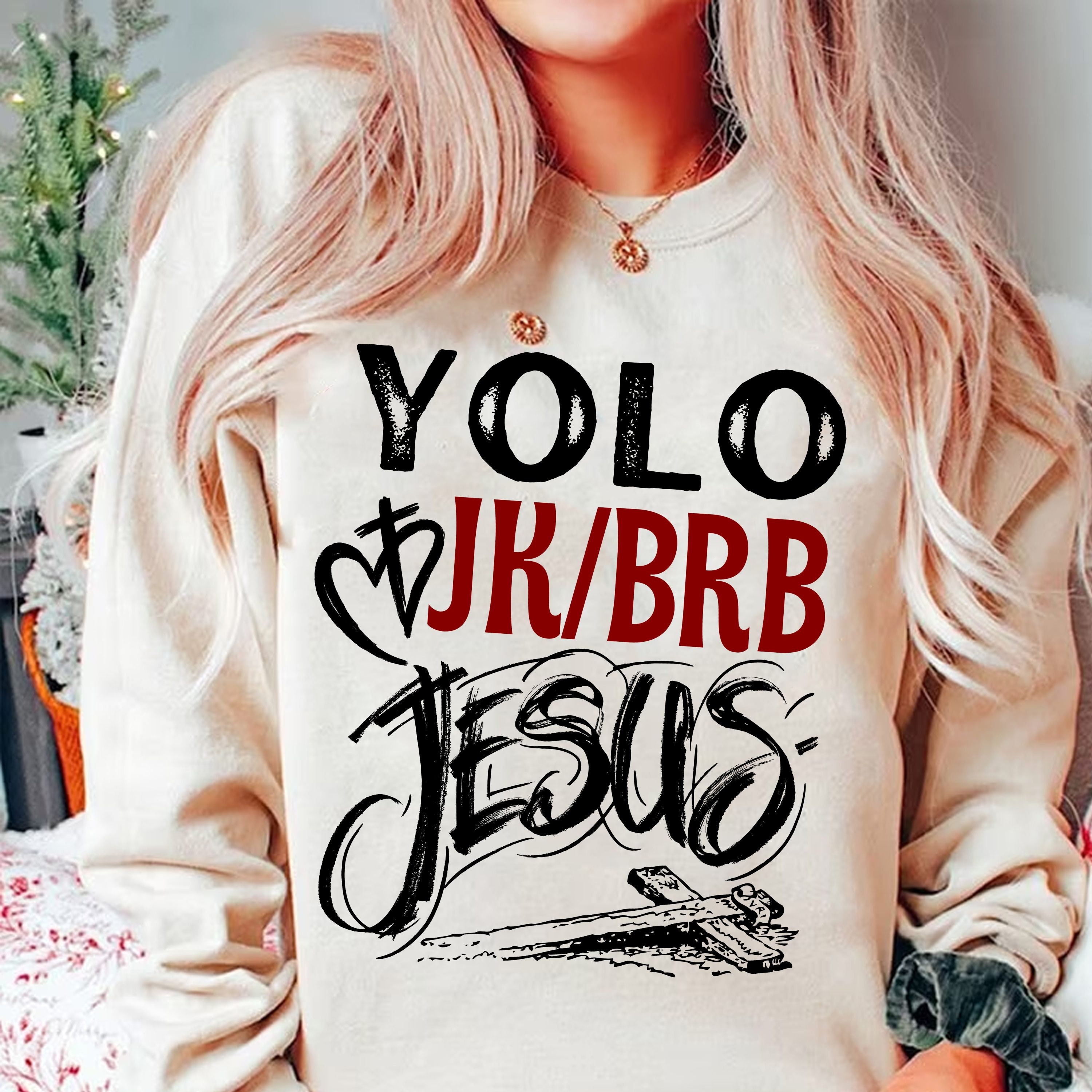 Yolo Jesus BRB Funny Jesus Png, for Christian Yolo Brb J/k Jesus Png ...