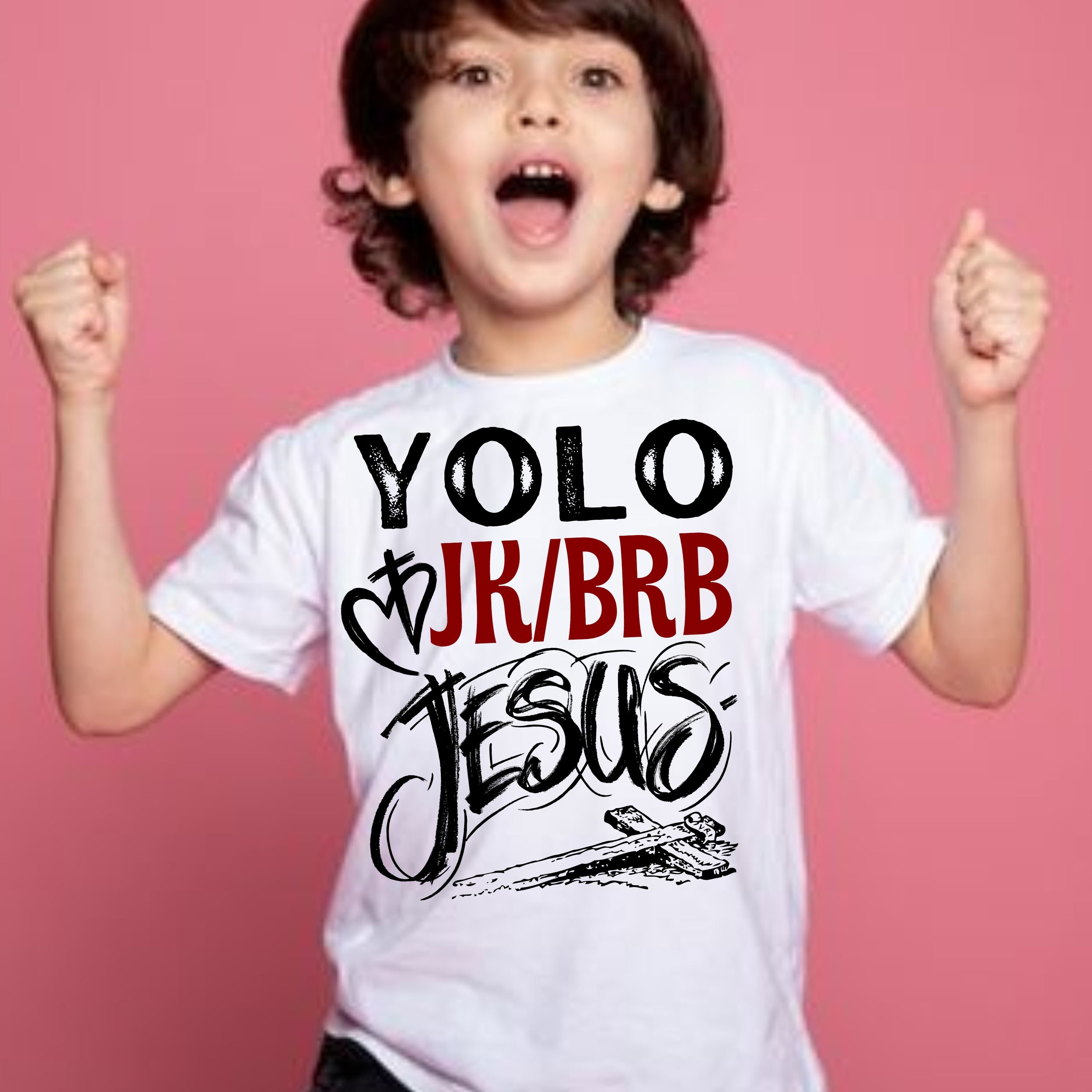 Yolo Jesus BRB Funny Jesus Png, for Christian Yolo Brb J/k Jesus Png ...