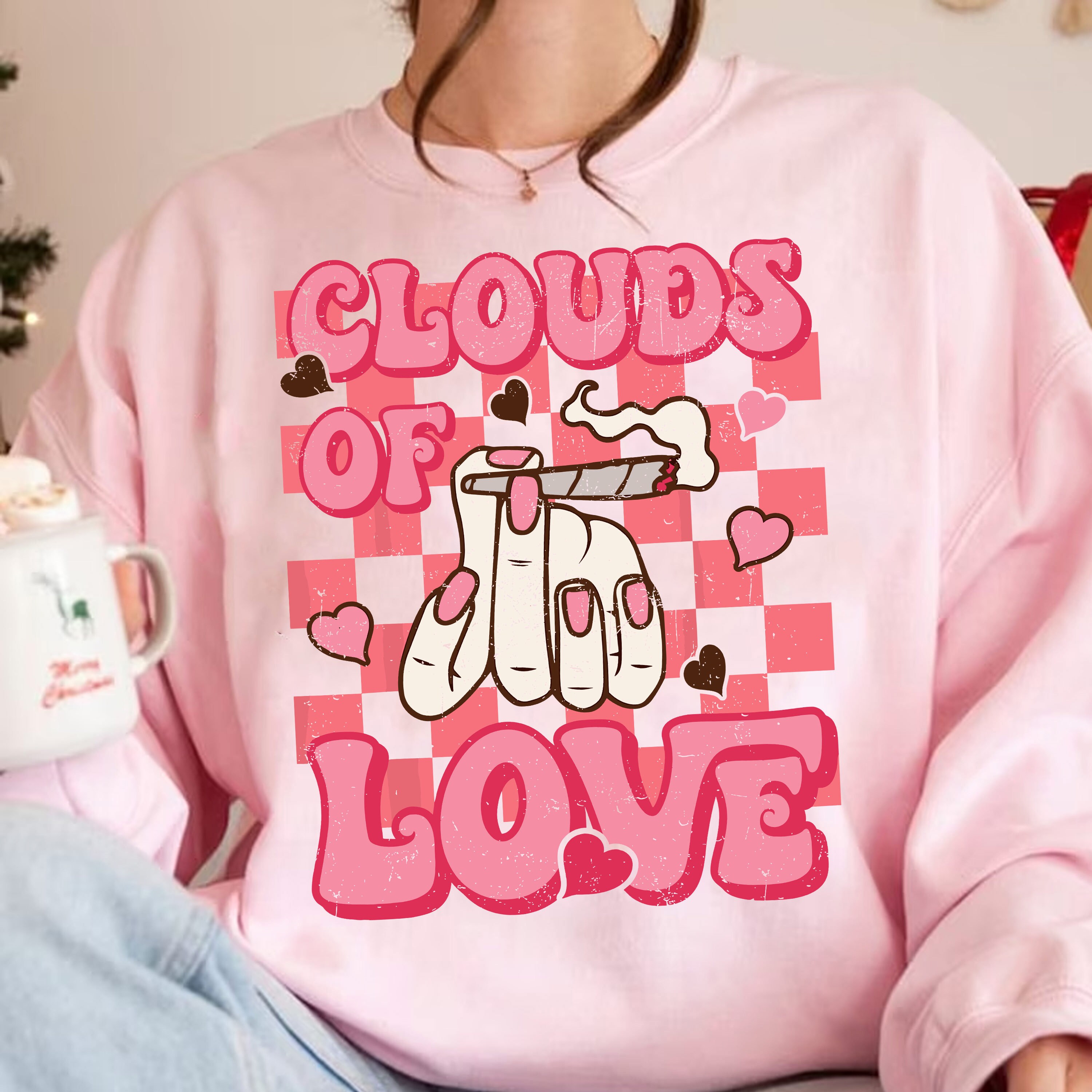 Clouds of Love PNG, Valentie's Day PNG, Retro Valentines Png,cigarette ...