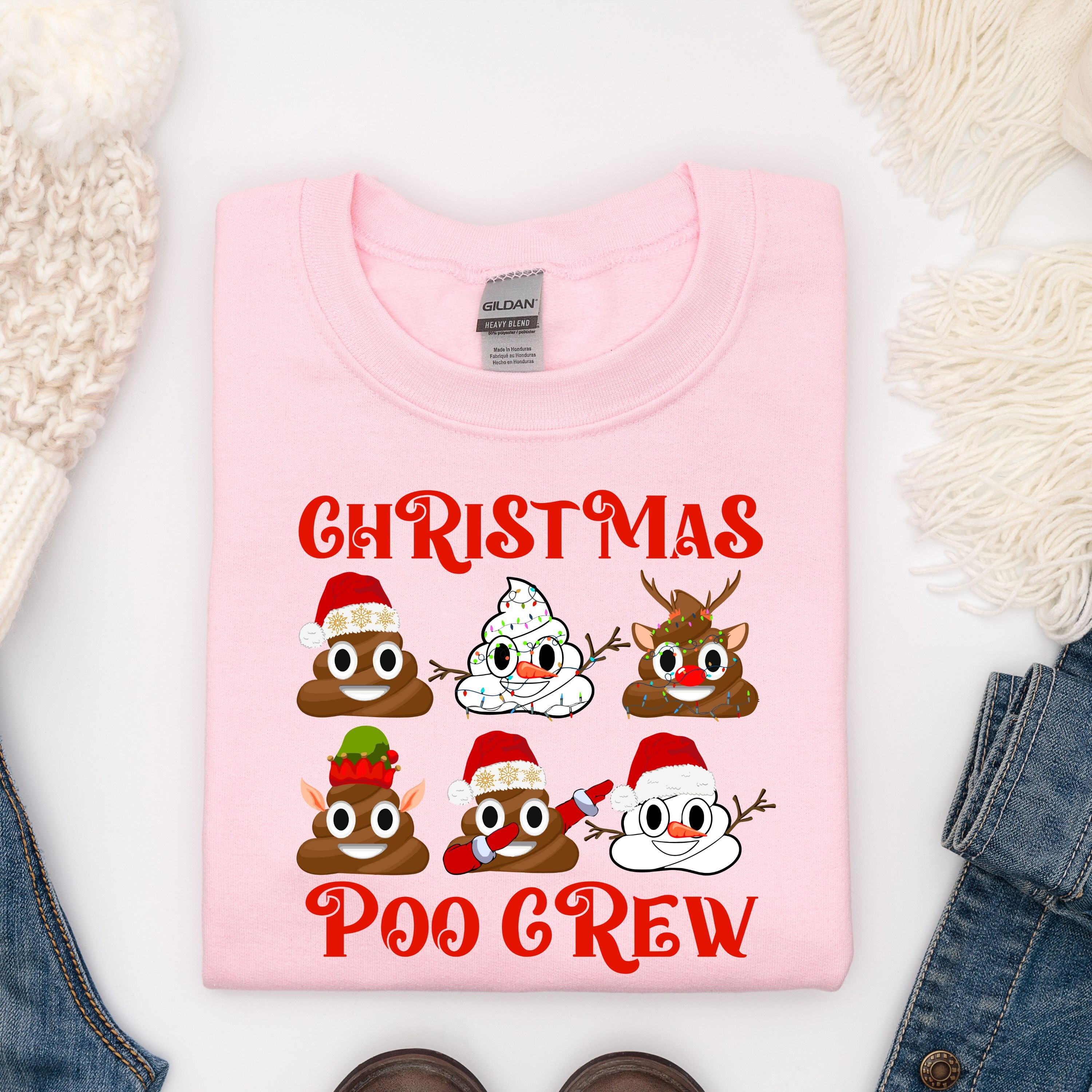 Funny Christmas,christmas Poo Crew Svg Png,shit Svg, Santa Claus Poop ...