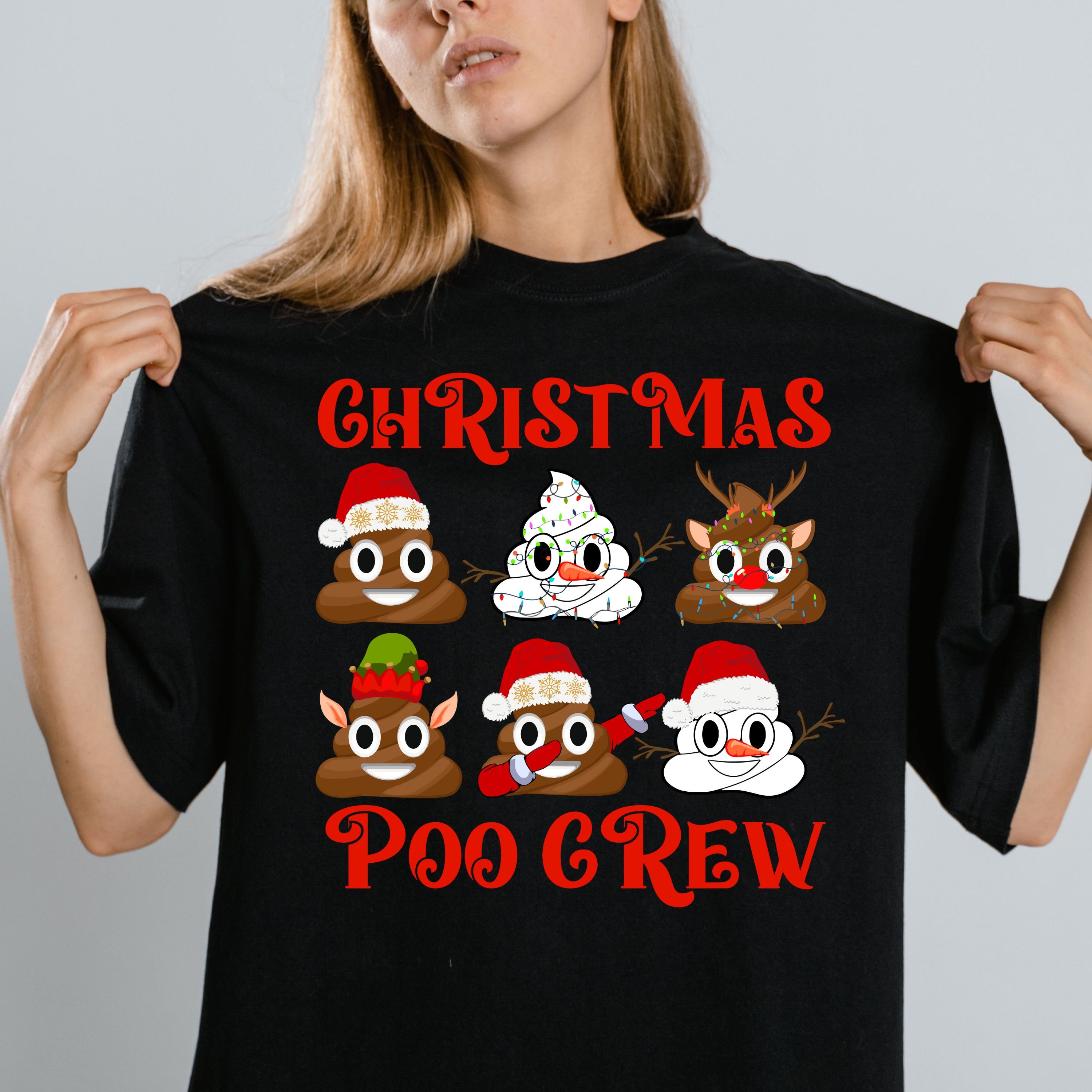 Funny Christmas,christmas Poo Crew Svg Png,shit Svg, Santa Claus Poop ...