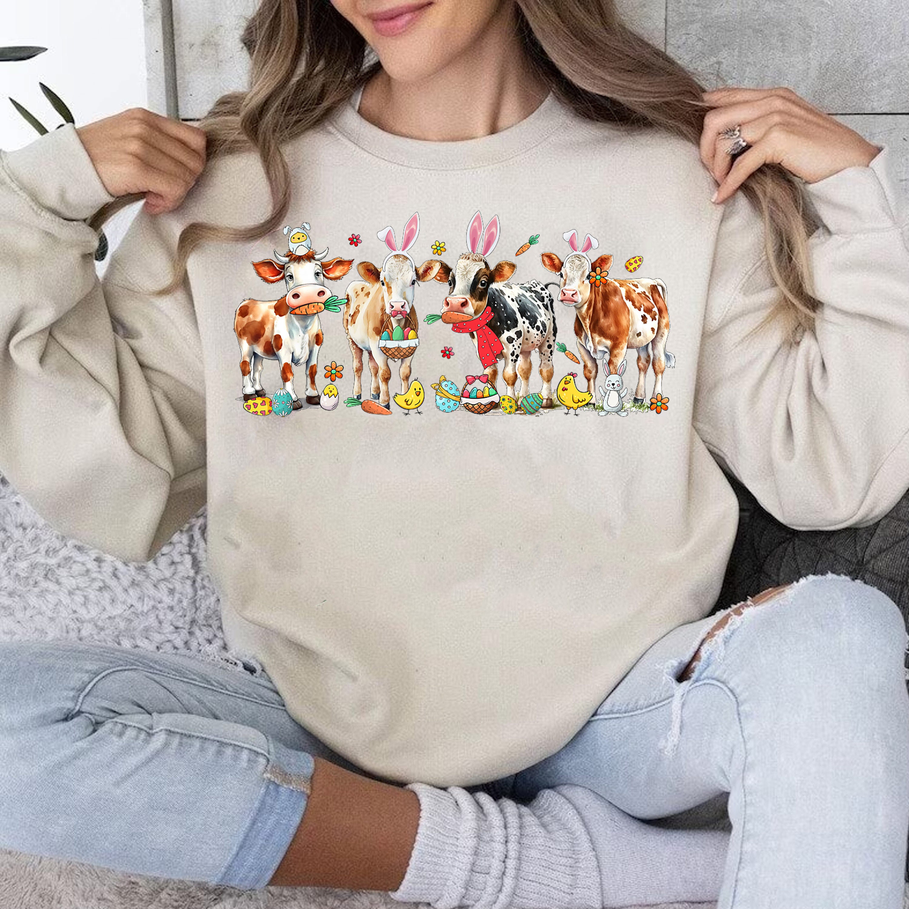 Cow Eater Png,easter Cow Shirt Png, Easter Women Png,heifer Easter Png ...