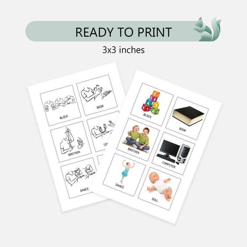 PLAYTIME Sign Language Flash Cards, American Sign Language Playtime ...