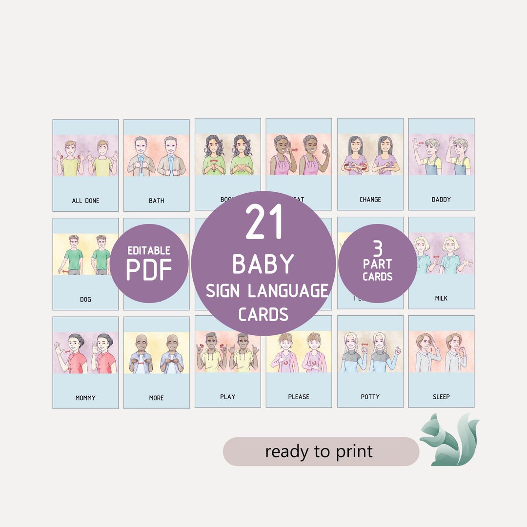 Must Know Baby Sign Language Words, American Sign Language Baby ...