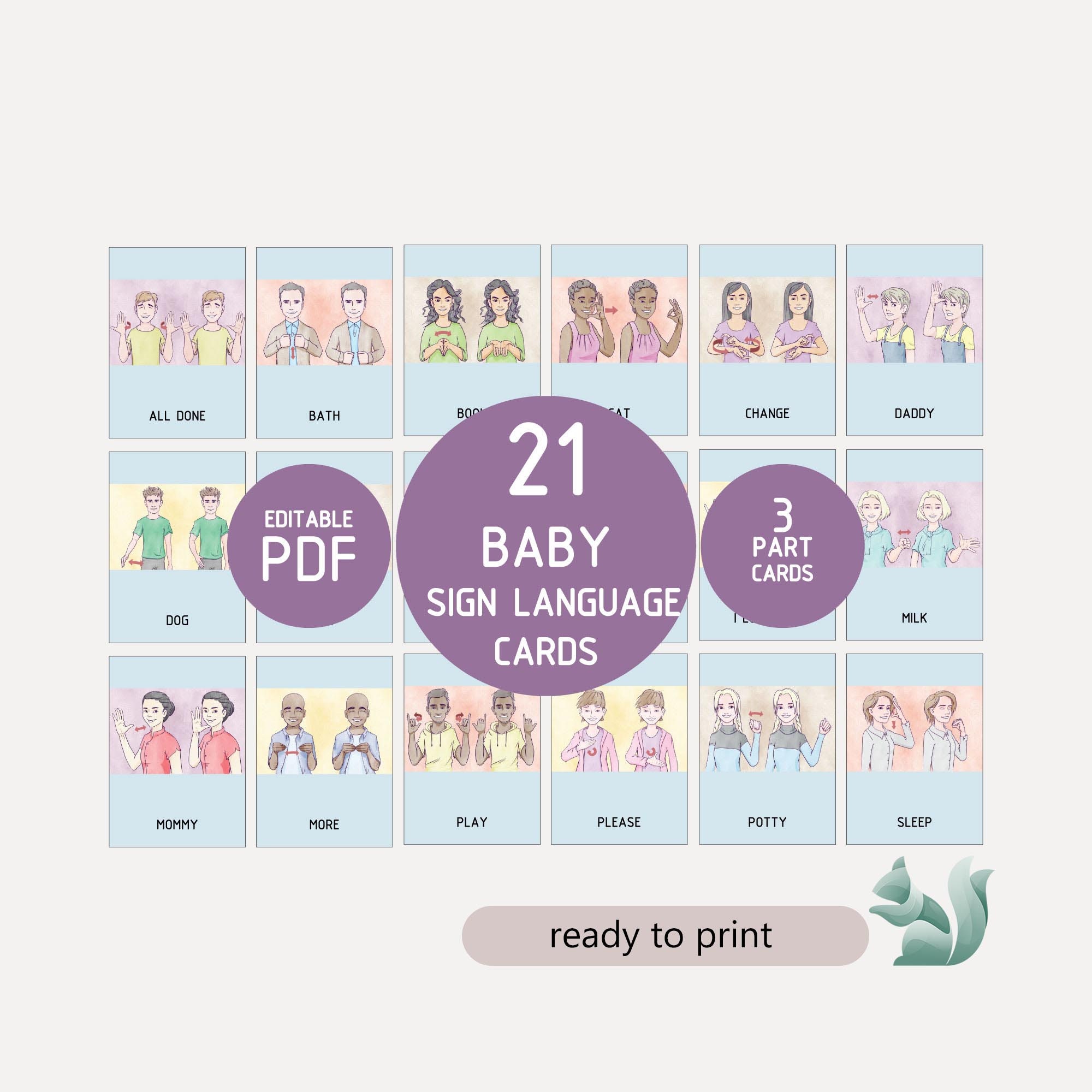 Sign Language Words For Babies