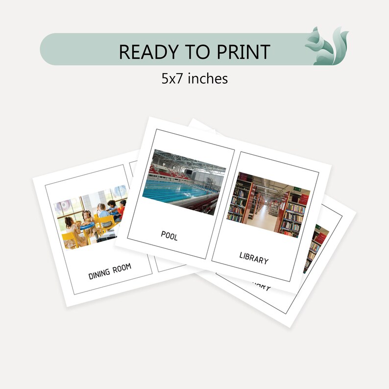 SCHOOL OBJECTS With Real Images - 53 Editable School Flash Cards ...