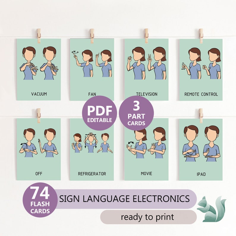 ASL TECHNOLOGY Hand Signals, American Sign Language Electronics ...