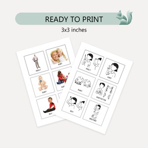 ASL Family Members & Stages Hand Signals With Images, American Sign ...