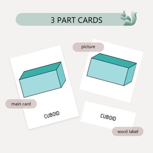 3D SHAPES Flashcards 17 List of Three-dimensional Geometric Shapes With ...