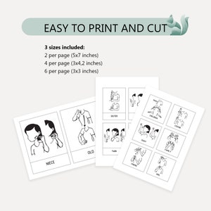 ASL Family Members & Stages Words, American Sign Language Family Signs ...