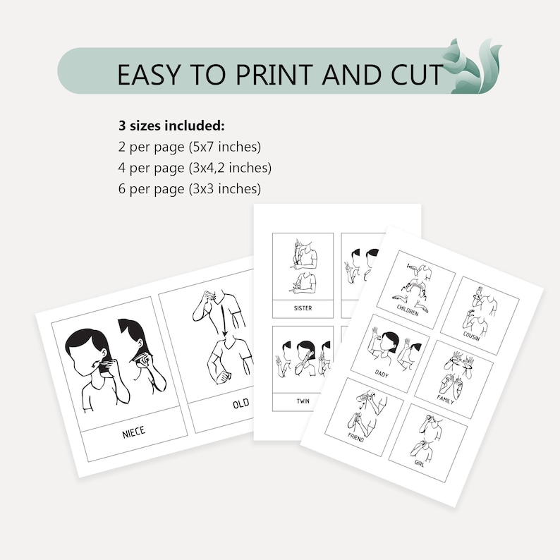 ASL Family Members & Stages Words, American Sign Language Family Signs ...