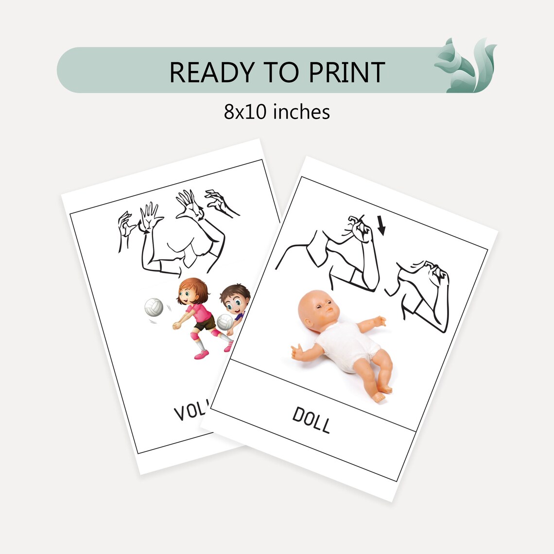 ASL PLAYTIME Sign Language Flash Cards, American Sign Language Playtime ...