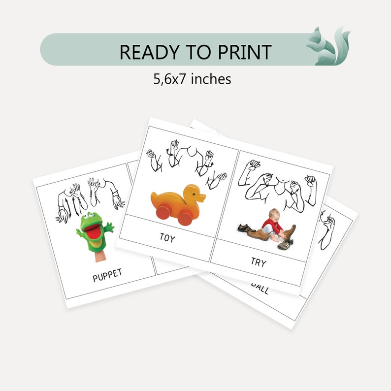 ASL PLAYTIME Sign Language Flash Cards, American Sign Language Playtime ...