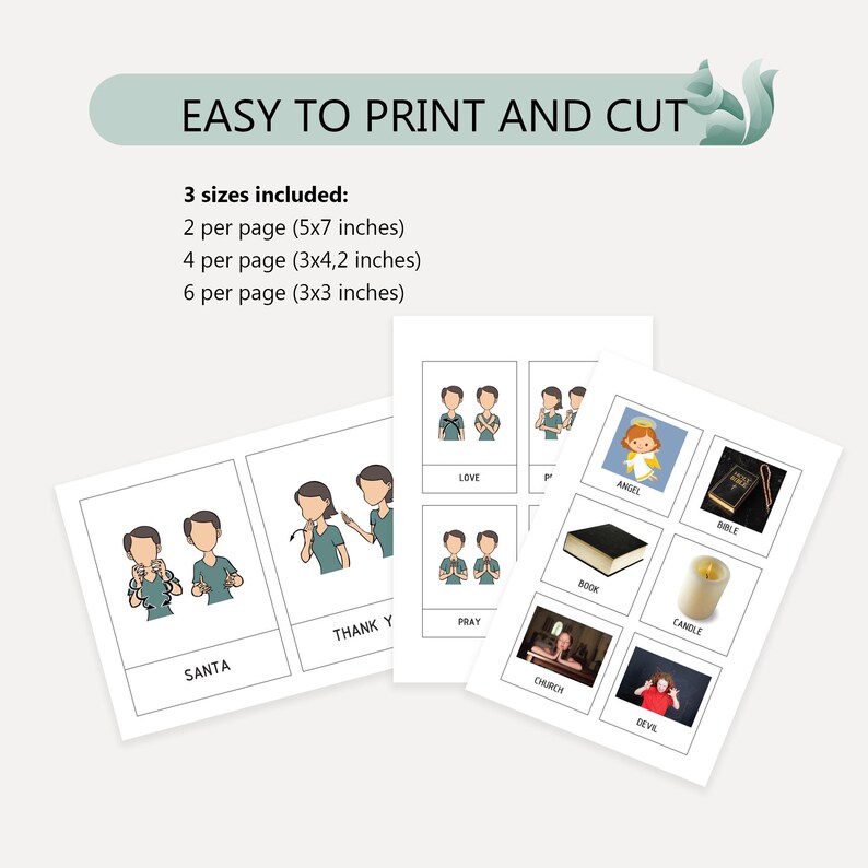 ASL RELIGIOUS FLASHCARDS, Asl Childrens Pastor Hand Signals, American ...