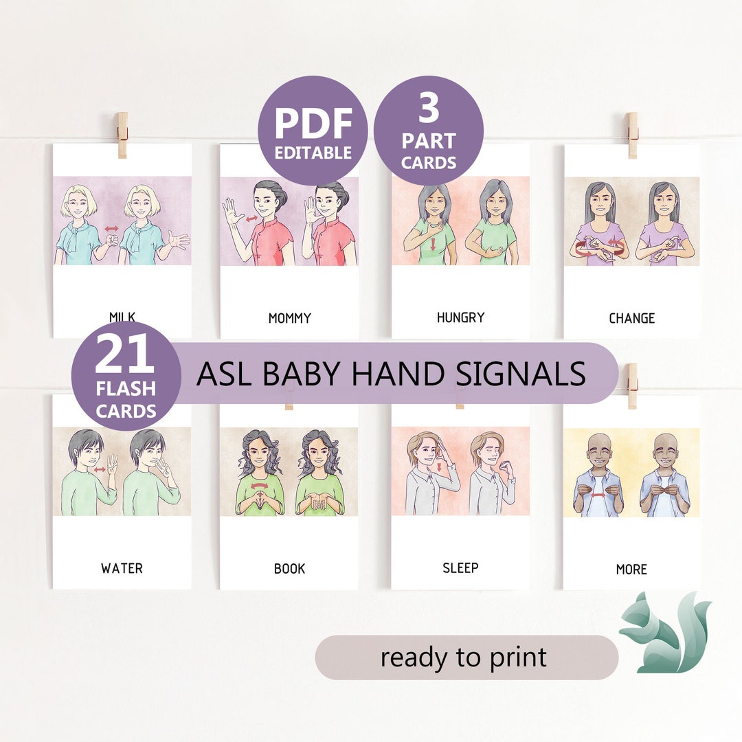 Must Know Baby Sign Language Words, American Sign Language Baby Words ...