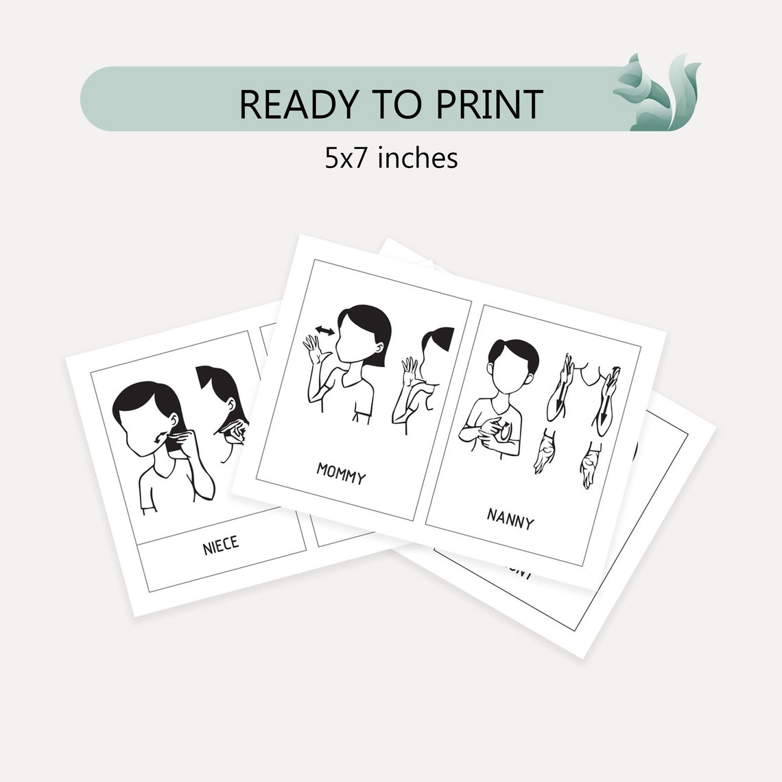 ASL Family Members & Stages Words, American Sign Language Family Signs ...