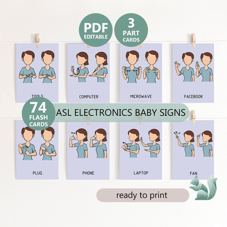 ASL Electronic Devices Baby Signs, American Sign Language Electronic ...