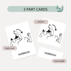 ASL BATHROOM Routines Signs, American Sign Language Bathroom Signs and ...