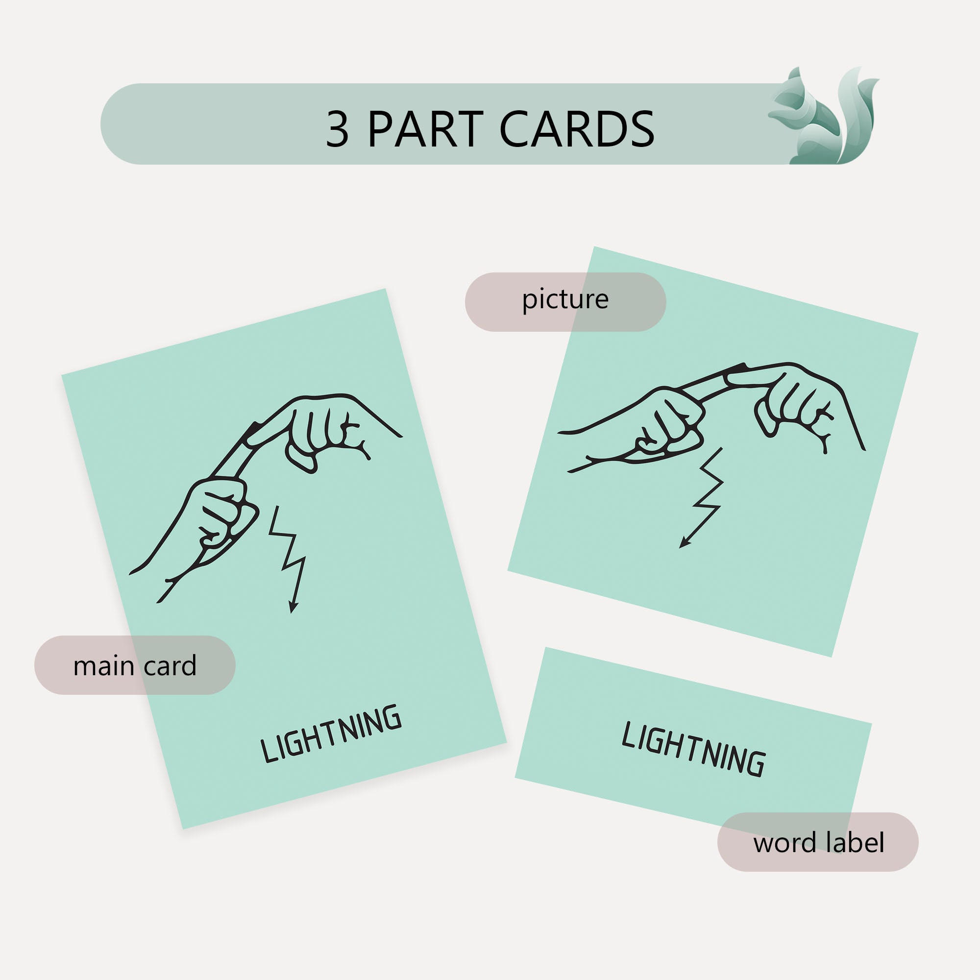 ASL WEATHER & SEASONS Flashcards, Baby Sign Language Weather Flashcards ...