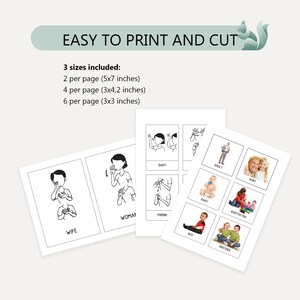 ASL Family Members & Stages Hand Signals With Images, American Sign ...