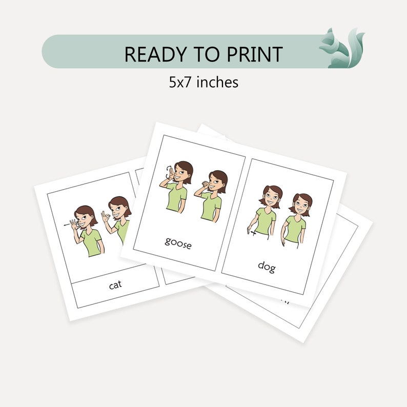 Farm Animals Sign Language, American Sign Language Animals Charts ...