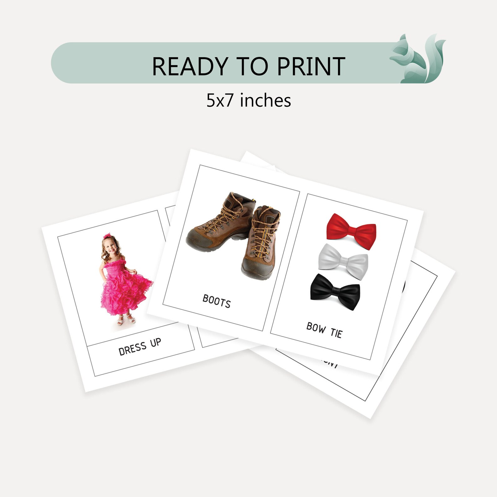 CLOTHES & ACCESSORIES Flashcards With Real Images- 51 Printable Flash ...