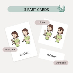 Farm Animals Sign Language, American Sign Language Animals Charts ...