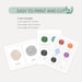 20 Color Cards, Montessori Flashcards, Pre-school Cards, Montessori ...