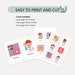 5 Senses Editable Flashcards, Printable Five Senses of Human Body ...