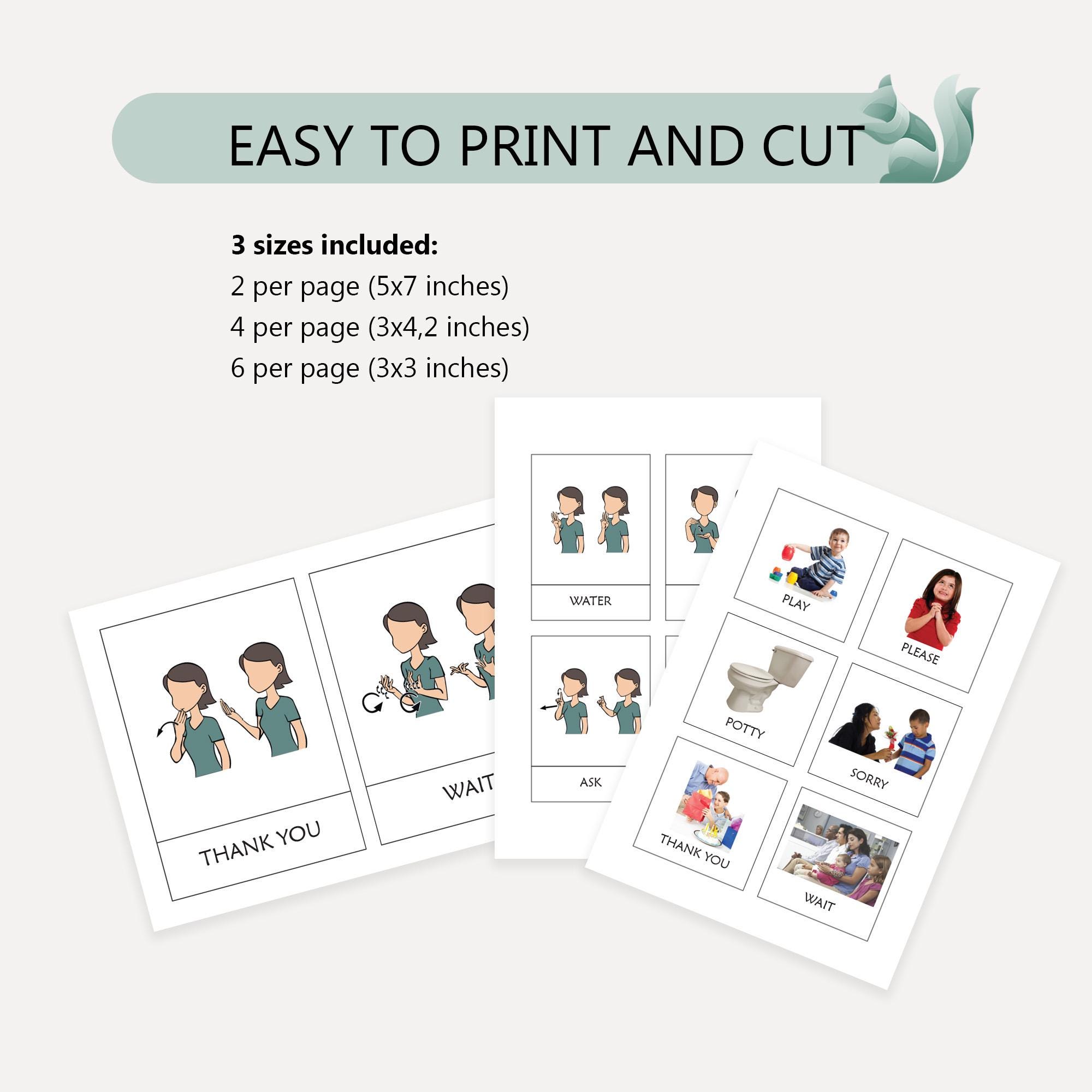 Must Know Baby Sign Language Classroom Words, American Sign Language ...