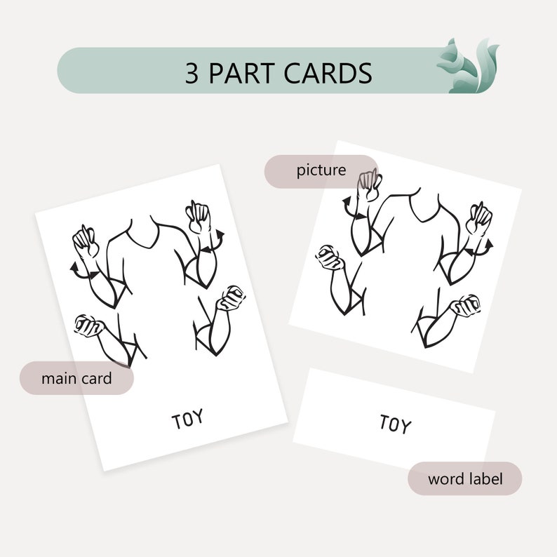 PLAYTIME Sign Language Flash Cards, American Sign Language Playtime ...