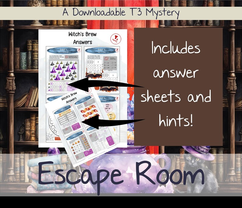 Escape Room for Kids - Printable DIY Puzzle Mystery for Birthday ...