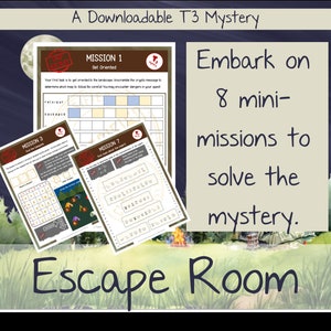 Camping Mayhem Escape Room: DIY Printable Puzzle (download ONLY) - Etsy