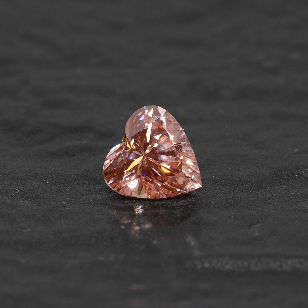 2,02 Ct Fancy Pink Heart Diamond - Etsy