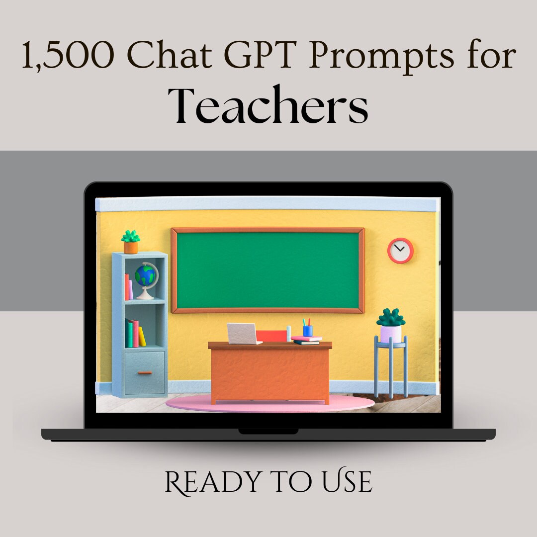 1500 Chatgpt Prompts for Teachers | Digital Download - Etsy