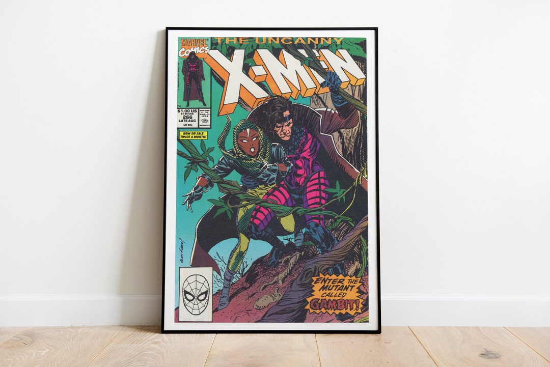 Printable,x-men,uncanny,gambit,superhero,comic Print,wall Art Print - Etsy