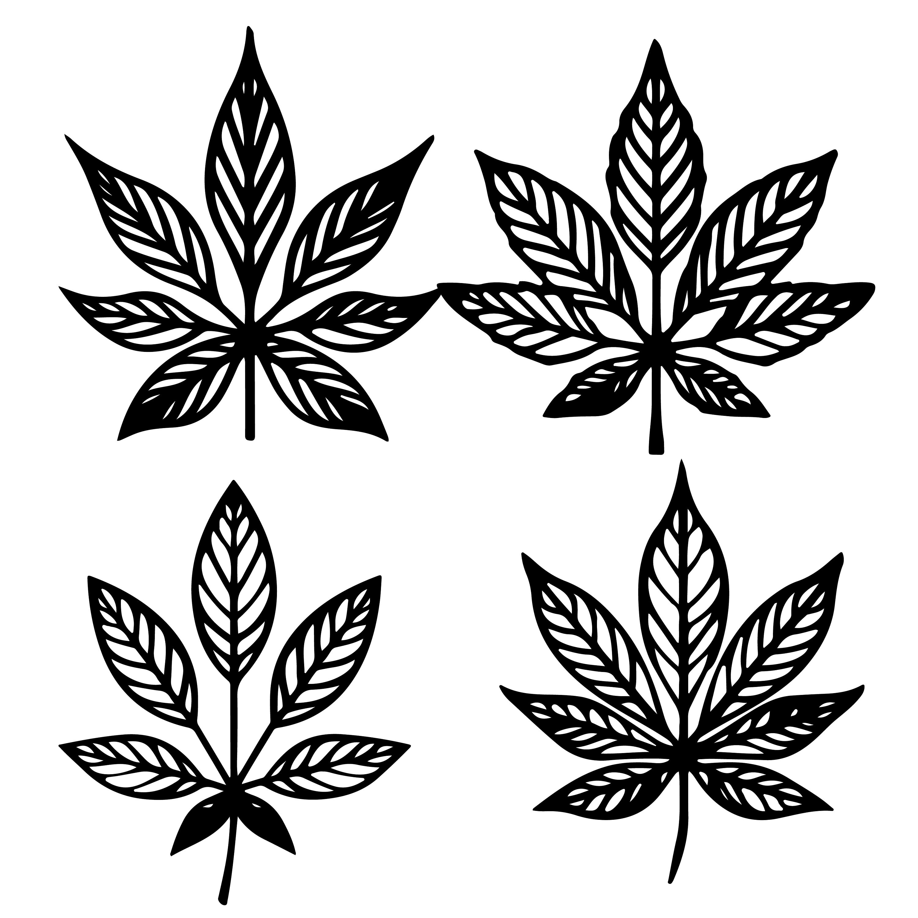 Pot Leaf SVG Bundlepot Leaf Png Pot Leaf Svg Silhouette SVG - Etsy
