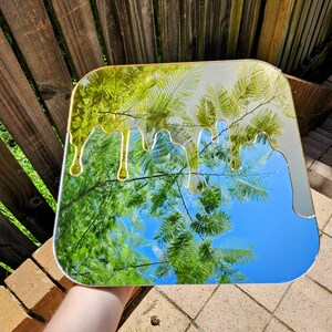 The Gold Drip Mirror Colourful Mirror Wall Art, Unique Modern Home ...