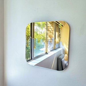 The Gold Drip Mirror Colourful Mirror Wall Art, Unique Modern Home ...