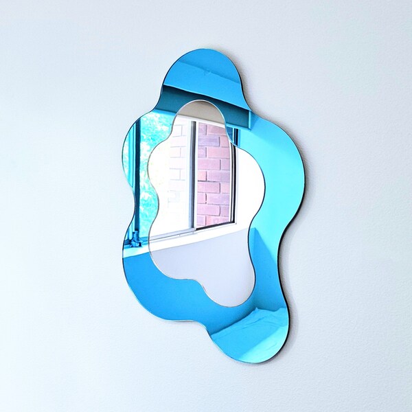 Blue Mirror - Etsy