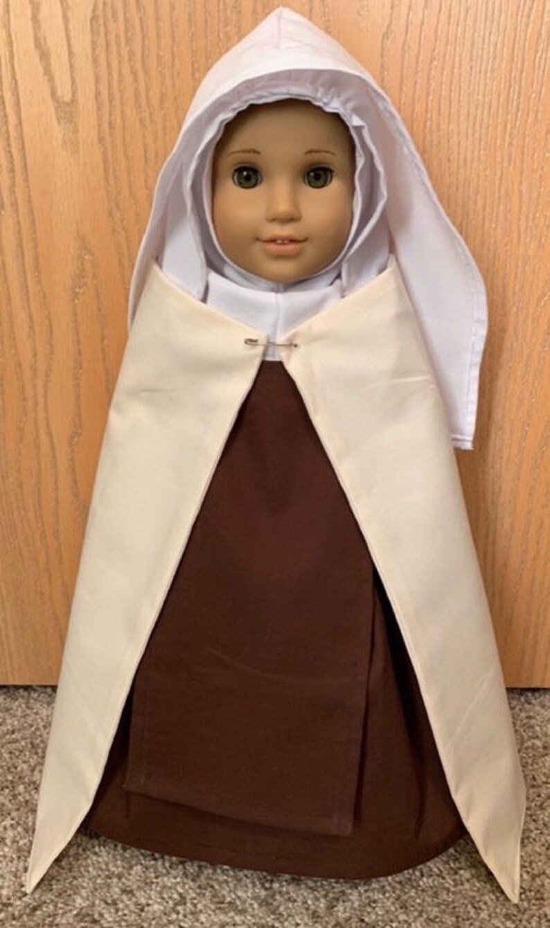 Carmelite Nun Outfit Hand Sewn to Fit American Girl or Any 18inch Doll - Etsy