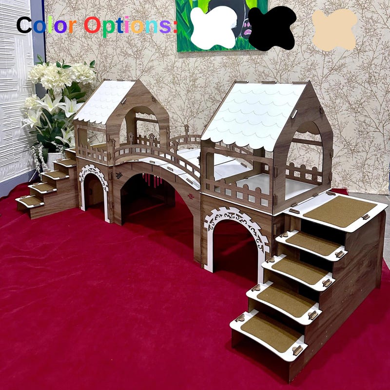 Cat Home Two Story - Etsy