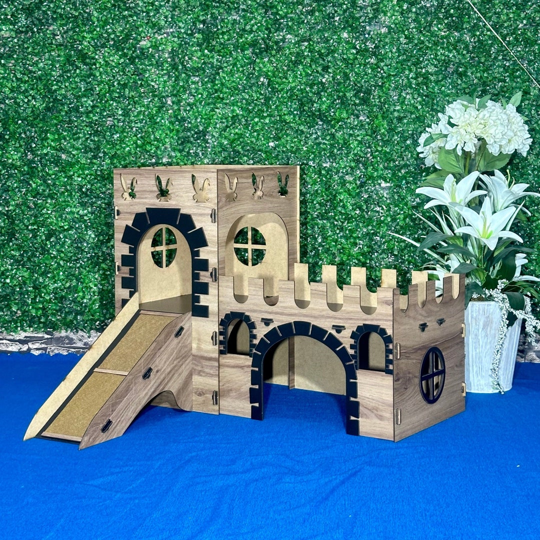 Guinea Pig Tower Shelter | Two-storey, Terrace and Three Luxury Rooms ...