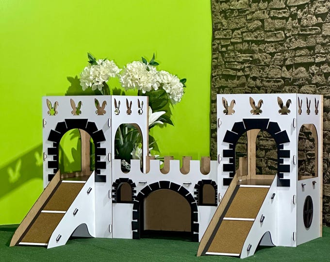 The Castle - Corrugated Cardboard Castle for Bunny Rabbits & Cats - Etsy UK