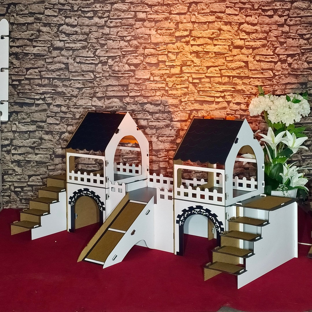 Guinea Pig Palace With Twin Towers: A Luxury Residence With Three ...