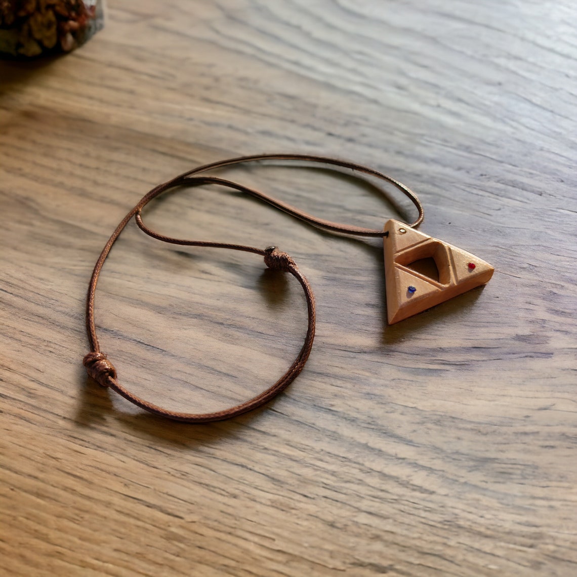 Wooden Triforce the Legend of Zelda Pendant Necklace for Women & Men ...